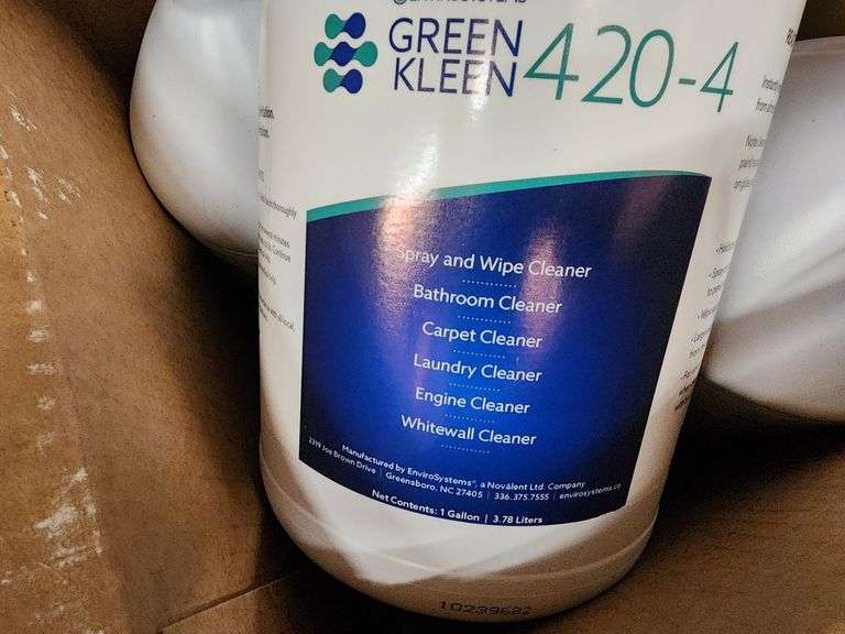 4 Gallons of Enviro Systems Green Kleen 420-4 - Iron Horse Auction Company