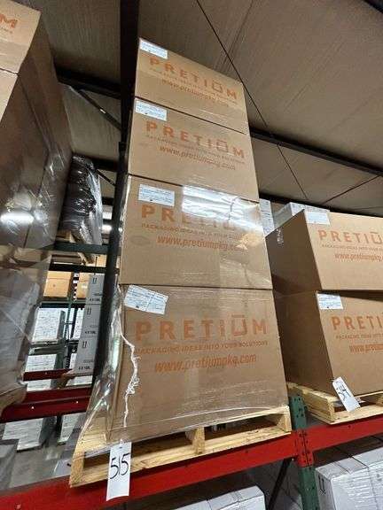 Eight Boxes of Pretium Packaging Blank Gallon Bottles, Blue/White, 48 Per Box - Iron Horse ...