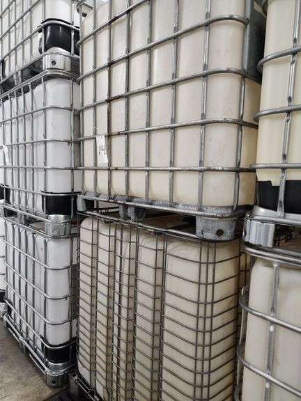 2 Large Capacity Stackable Tote Tanks - Iron Horse Auction Company
