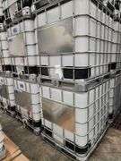 (4) Schuetz 275 Gallon Plastic Stackable IBC Tote Tanks - Iron Horse ...