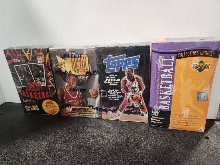 Four Factory Sealed Basketball Card Boxes - Iron Horse Auction Company