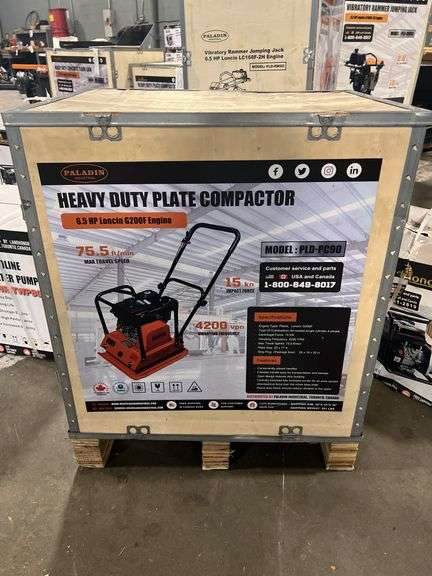 PLD-PC90 Heavy Duty Plate Compacter - Iron Horse Auction Company