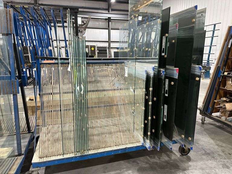 Bromer Inc. Glass Harp Rolling Rack - Iron Horse Auction Company