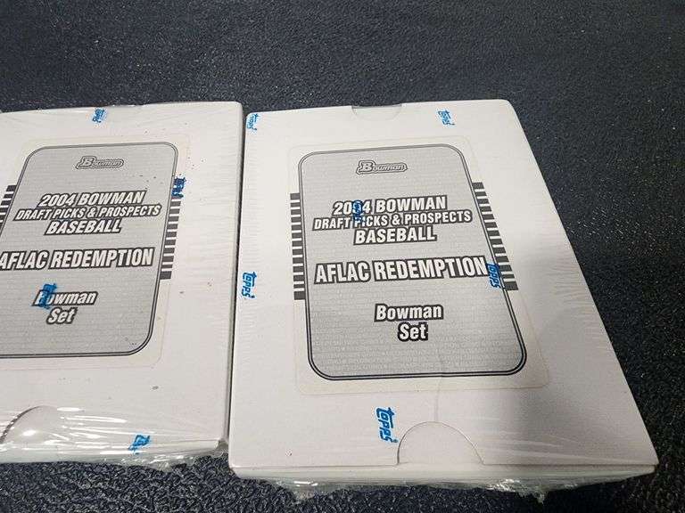 Three 2004 Bowman Draft Picks and Prospect Aflac Redemption Baseball ...