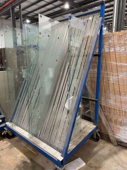 Bromer Inc. Glass Harp Rolling Rack - Iron Horse Auction Company