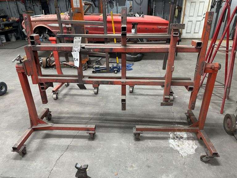 Frame Rack on Caster - Iron Horse Auction Company