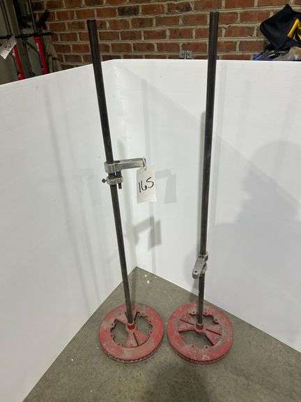 (2) Adjustable Height Stands - Iron Horse Auction Company