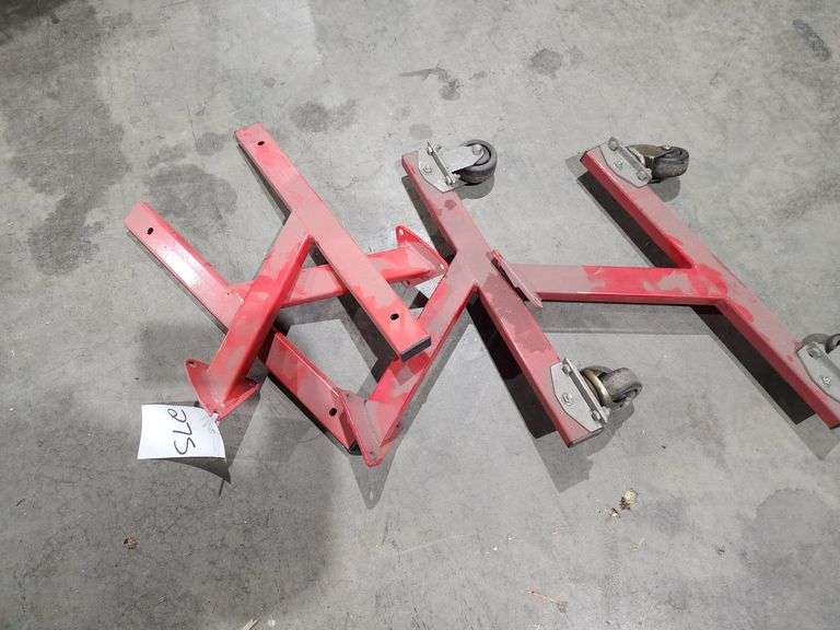 Rolling Engine Block Stand - Iron Horse Auction Company