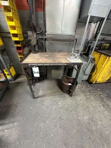Work Table with Trimeezer Shaper - Iron Horse Auction Company