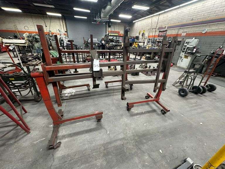 Frame Rack on Caster - Iron Horse Auction Company