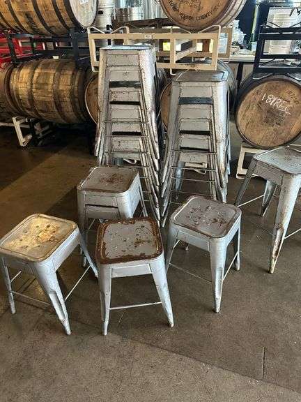 Assorted Metal Stools - Iron Horse Auction Company