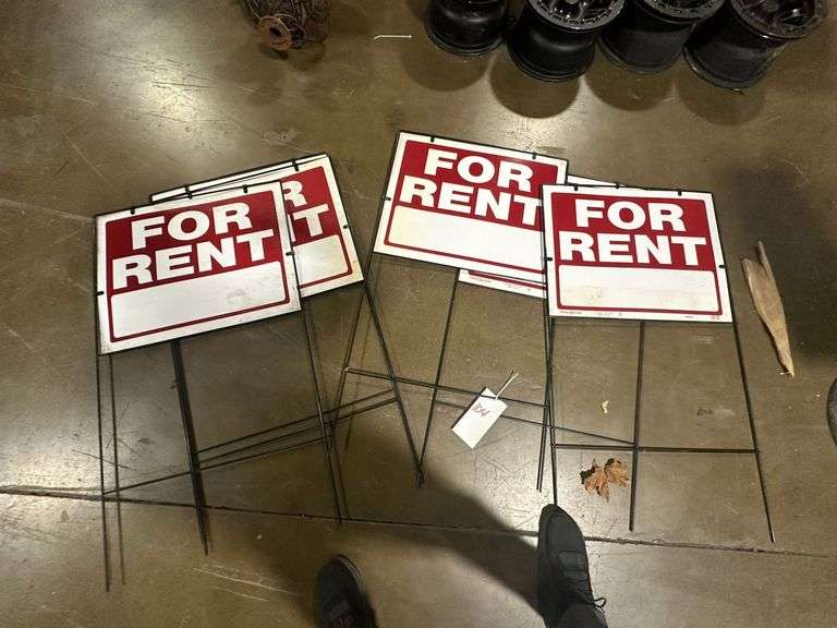 For Rent Signs - Iron Horse Auction Company