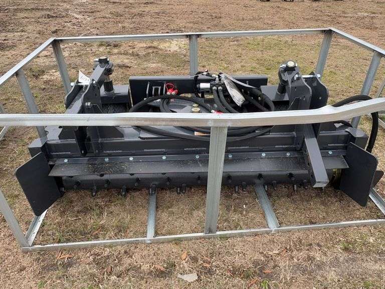 LandHonor Power Rake Skid Steer Attachment PR-12-72W - Iron Horse ...