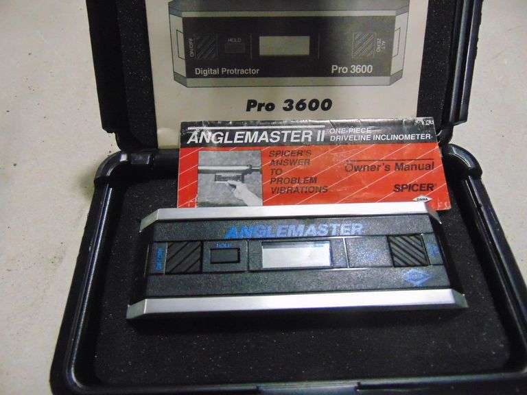 Anglemaster Digital Protractor Pro 3600 - Iron Horse Auction Company