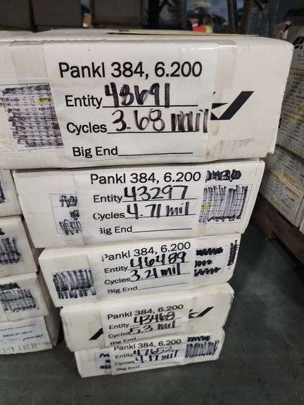 (5) Boxes of Pankl Connecting Rods - Iron Horse Auction Company