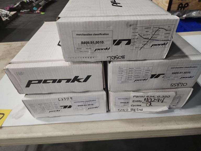 (5) Boxes of Pankl Connecting Rods - Iron Horse Auction Company