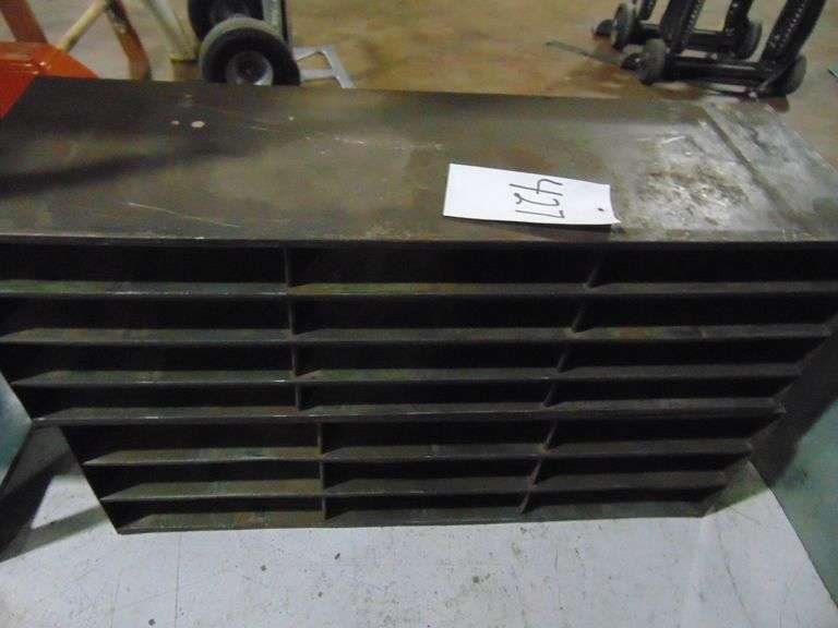 Metal Invoice Shelf - Iron Horse Auction Company