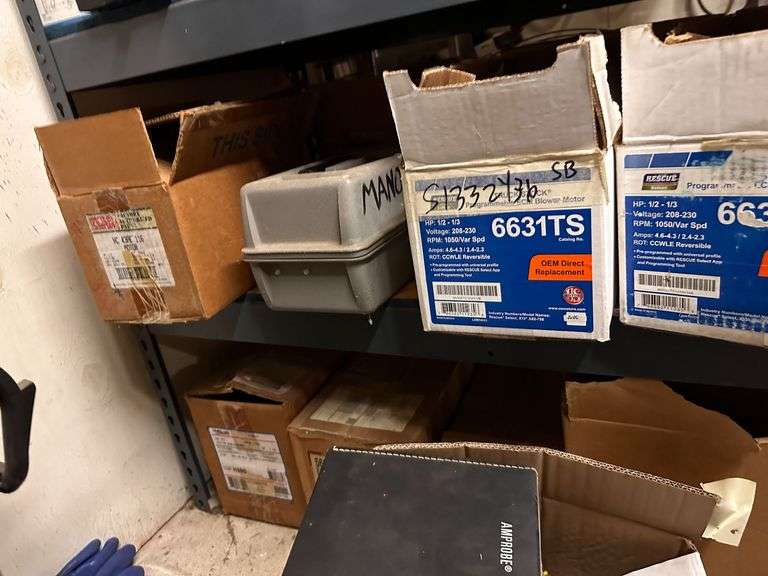 Shelving and Contents - Iron Horse Auction Company