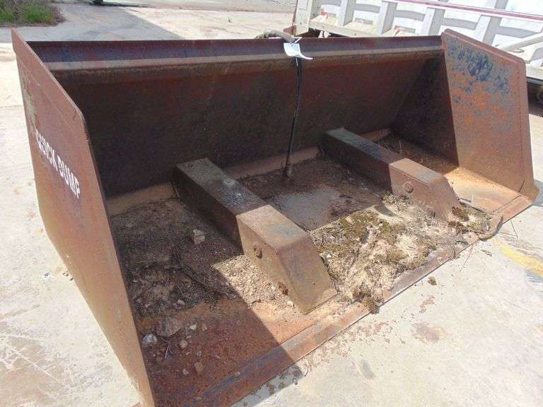 Skid Steer Quick Dump Litter Bucket 99" Wide - Iron Horse Auction Company