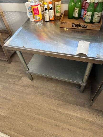 Prep Table - Iron Horse Auction Company