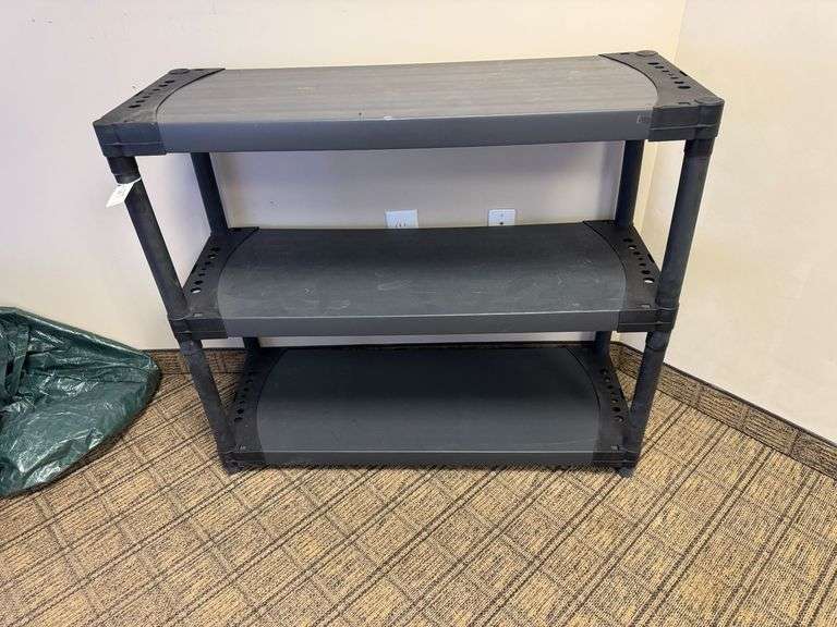 3-Shelf Shelving Unit - Iron Horse Auction Company