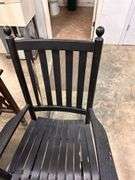 Two Rocking Chairs/2 Chairs/1Table/1 Small Shelf - Iron Horse Auction ...