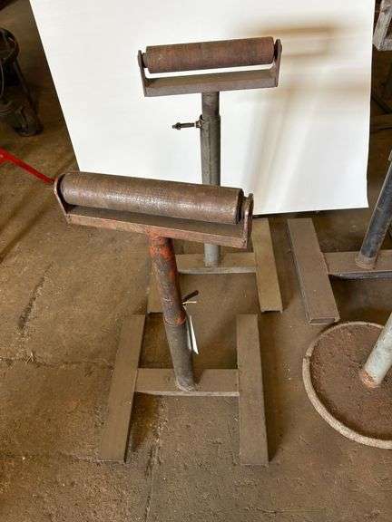 Two Adjustable Roller Stands - Iron Horse Auction Company
