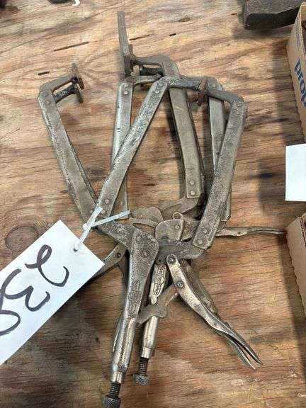 Four 10" Vise Grips - Iron Horse Auction Company