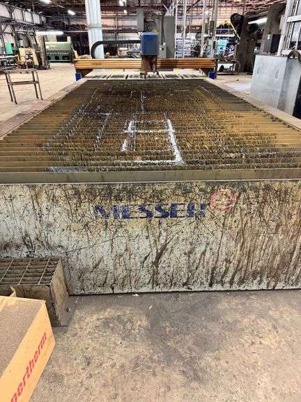 Messer Plus Plasma Cutting Table with Slagger Base and Hypertherm ...