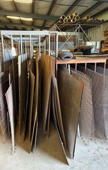 Rack and Contents - Iron Horse Auction Company