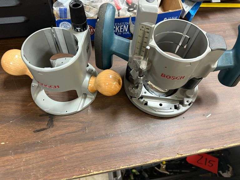 Two Bosch Router Bases - Iron Horse Auction Company