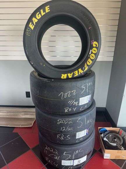 Goodyear NASCAR Cup Sticker Tire - Iron Horse Auction Company