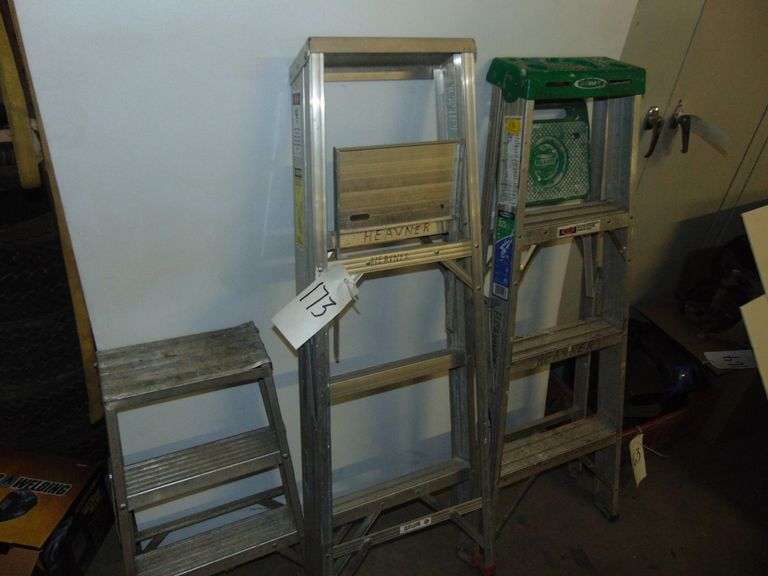 3 Aluminum Ladders - Iron Horse Auction Company