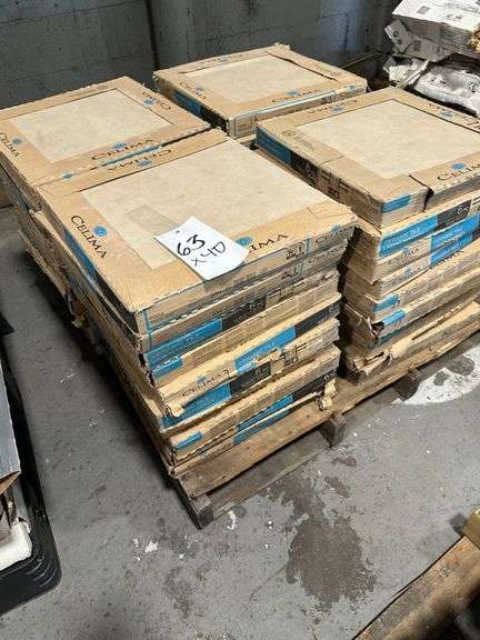 (40x) Celima Bristol Beige Ceramic Tile - Iron Horse Auction Company
