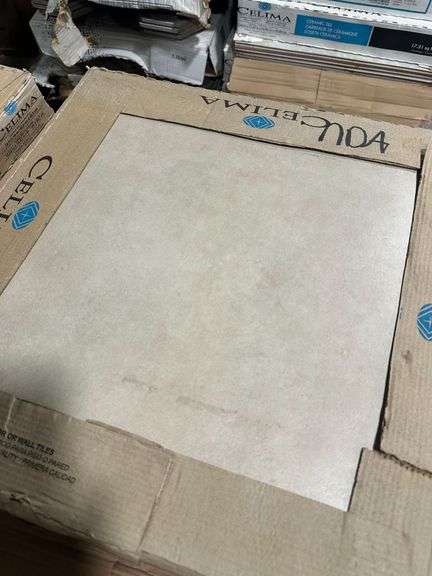 (40x) Celima Bristol Beige Ceramic Tile - Iron Horse Auction Company