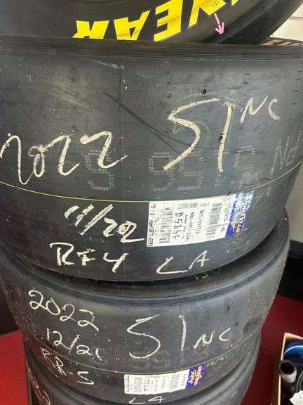 Goodyear NASCAR Cup Sticker Tire - Iron Horse Auction Company