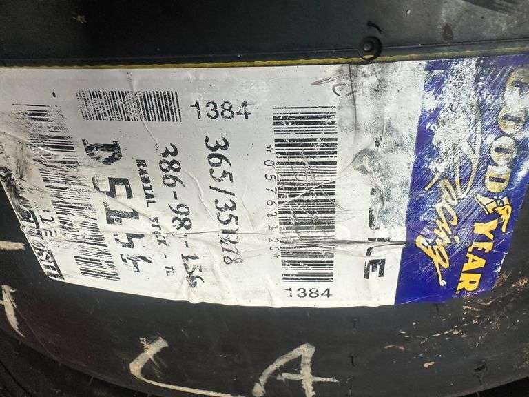 Goodyear NASCAR Cup Sticker Tire - Iron Horse Auction Company