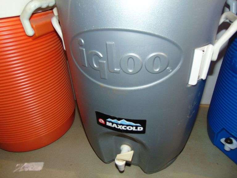 Three 5 Gallon Water Coolers - Iron Horse Auction Company