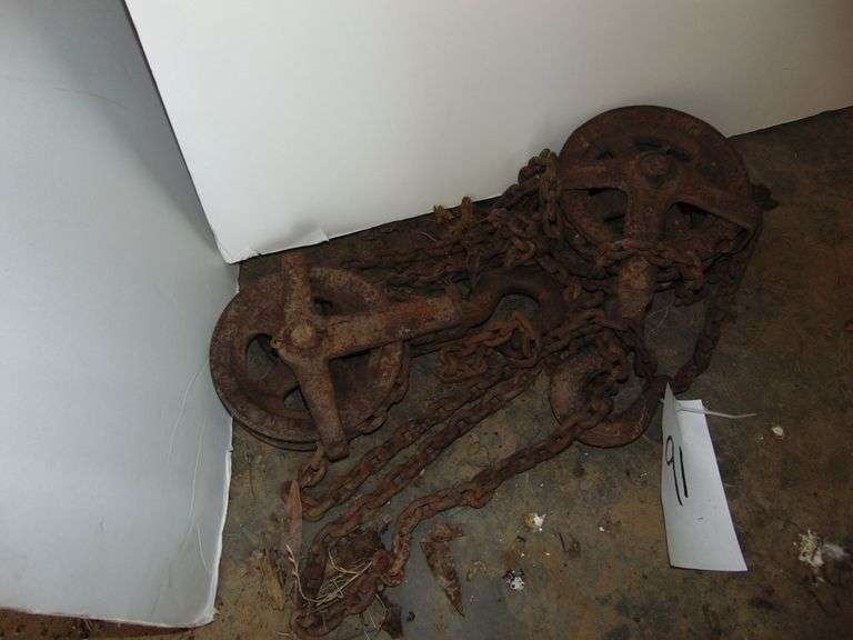 Chain Fall - Iron Horse Auction Company