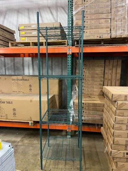 Green Epoxy Coated Wire Rack NSF 24x24in (10 x Money) - Iron Horse ...