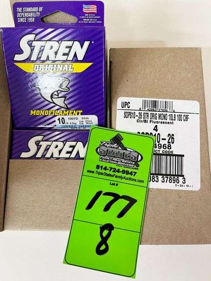 Stren Pony Spools - Triple States Family Auctions