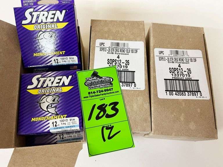 Stren Pony Spools - Triple States Family Auctions