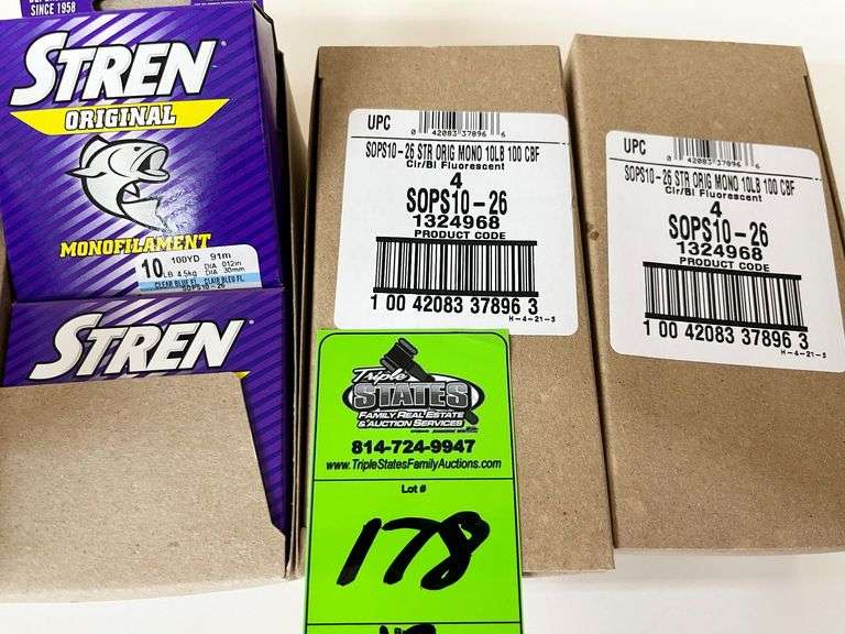 Stren Pony Spools - Triple States Family Auctions