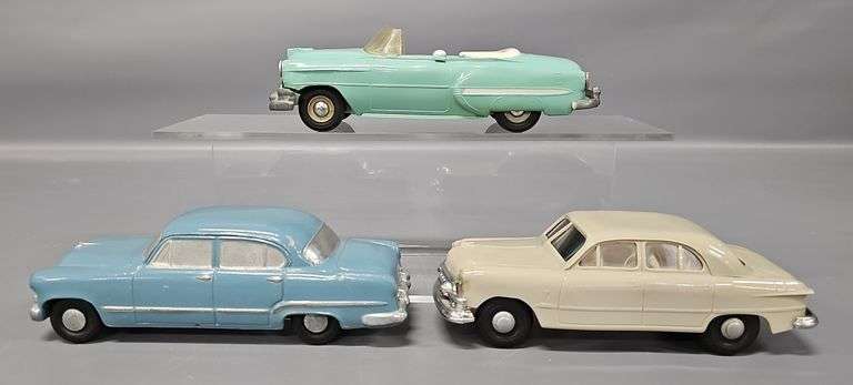 Three early promo cars with an original box - Toys, Trains and Other ...