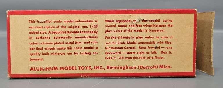 Three early promo cars with an original box - Toys, Trains and Other ...