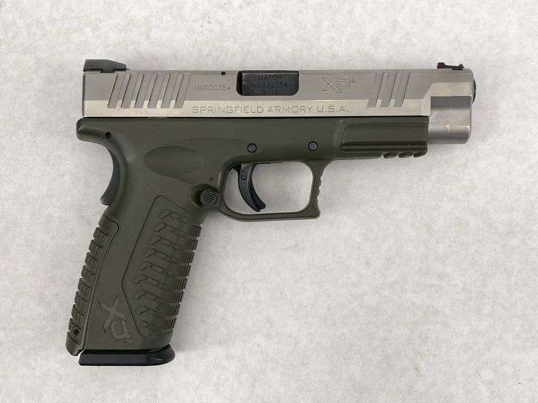 Springfield Armory XDM Match 9mm Handgun. Competition Trigger ...